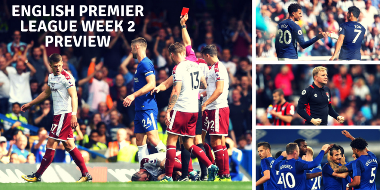 2017-18 Premier League Week 2 Betting Preview | Sports Insights